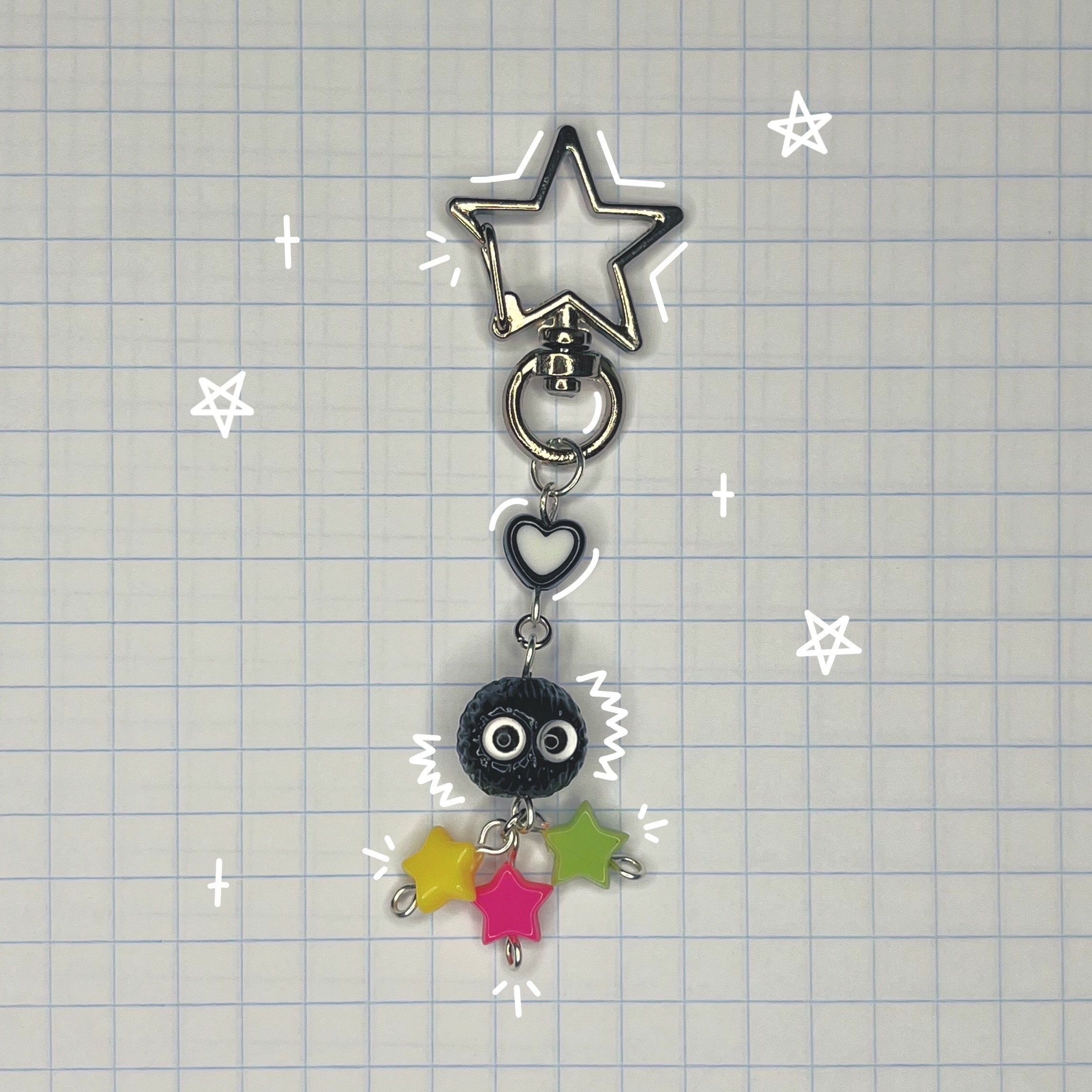 Soot Sprite Keychain Spirited Away Anime Keychain - Etsy