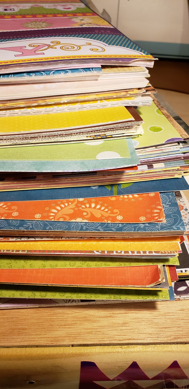 30pc 12 X 12 Assorted Scrapbook Paper (1lbs.approx) - Etsy