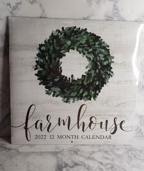2022 DT FARMHOUSE Calendar - Etsy