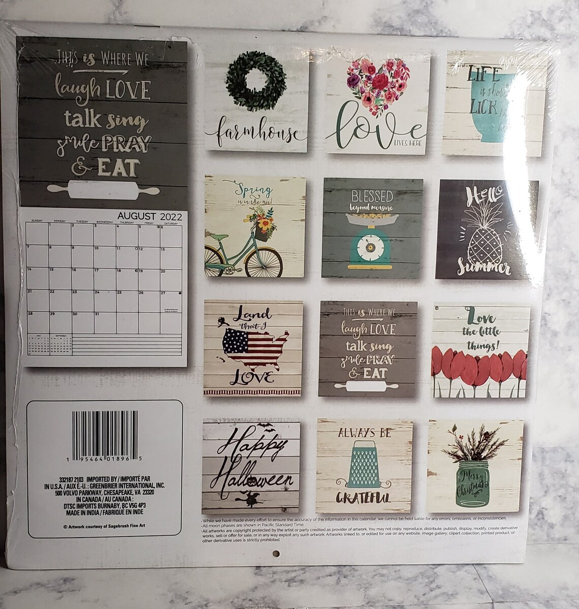2022 DT FARMHOUSE Calendar - Etsy