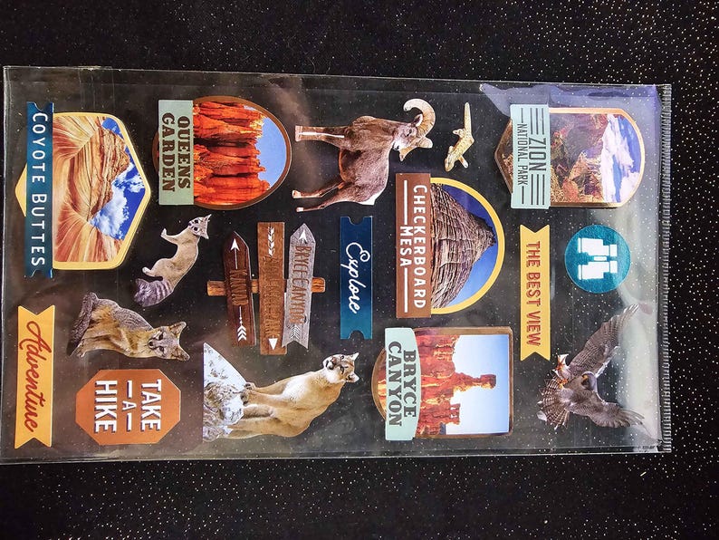 Scrapbooking Stickers: Travel - Etsy