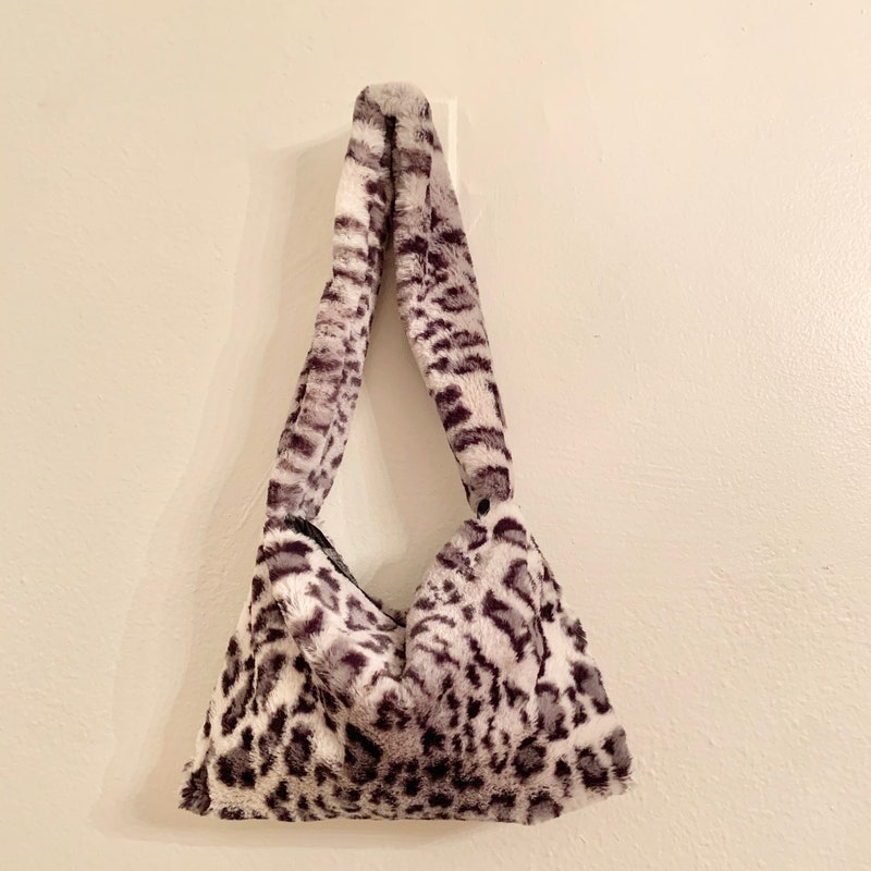 Fuzzy Tote Bag - Etsy