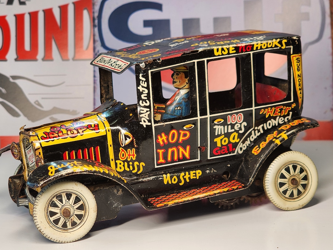 Vintage Marx Tin Toy 'old Jalopy' From the Late 20s and Early 30s - Etsy