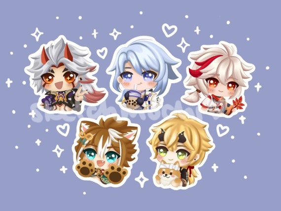 Genshin Impact Inazuma Stickers / Arataki Itto Gorou Kamisato | Etsy