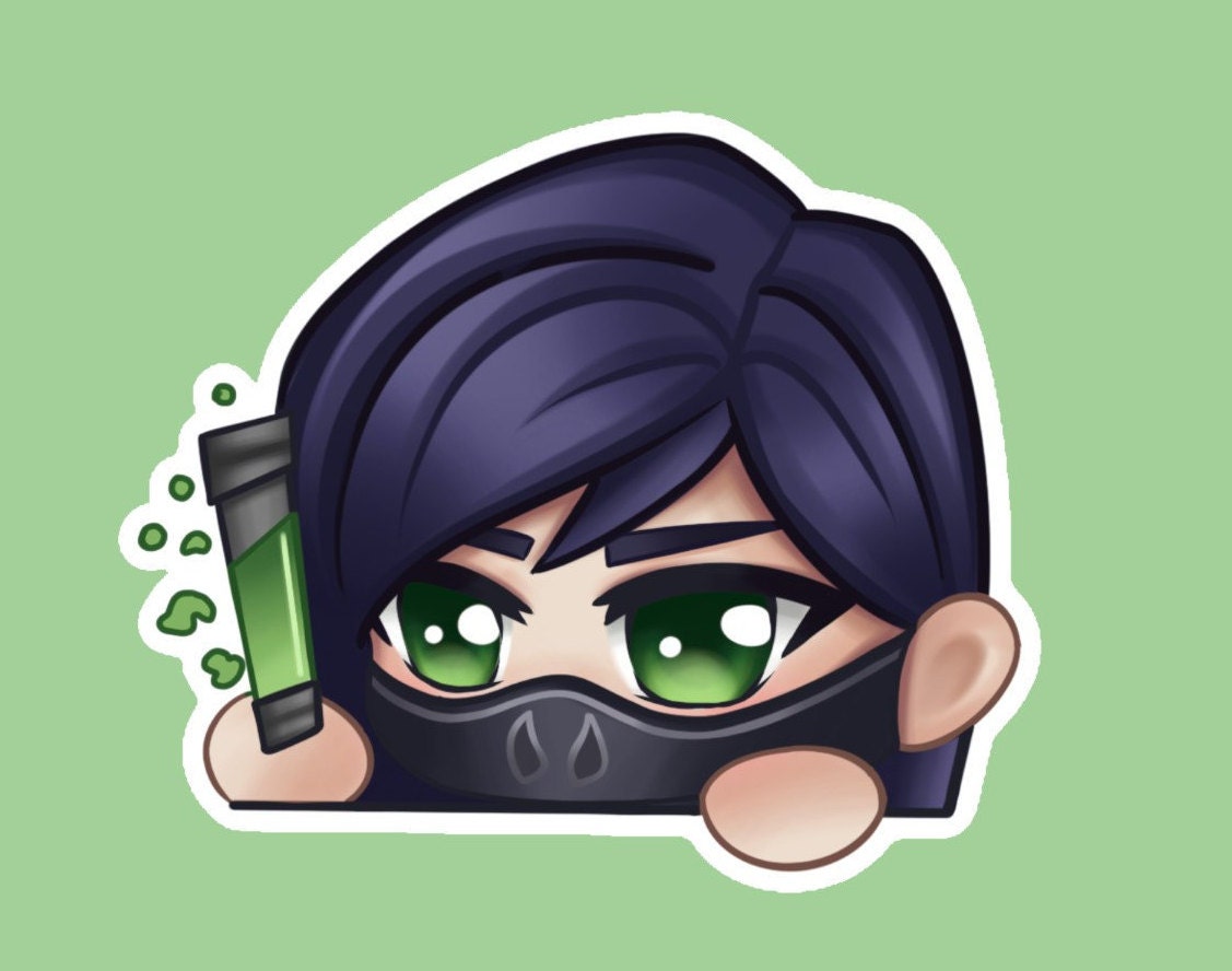 Viper Valorant Sticker / Valorant Chibi Vinyl Sticker / | Etsy