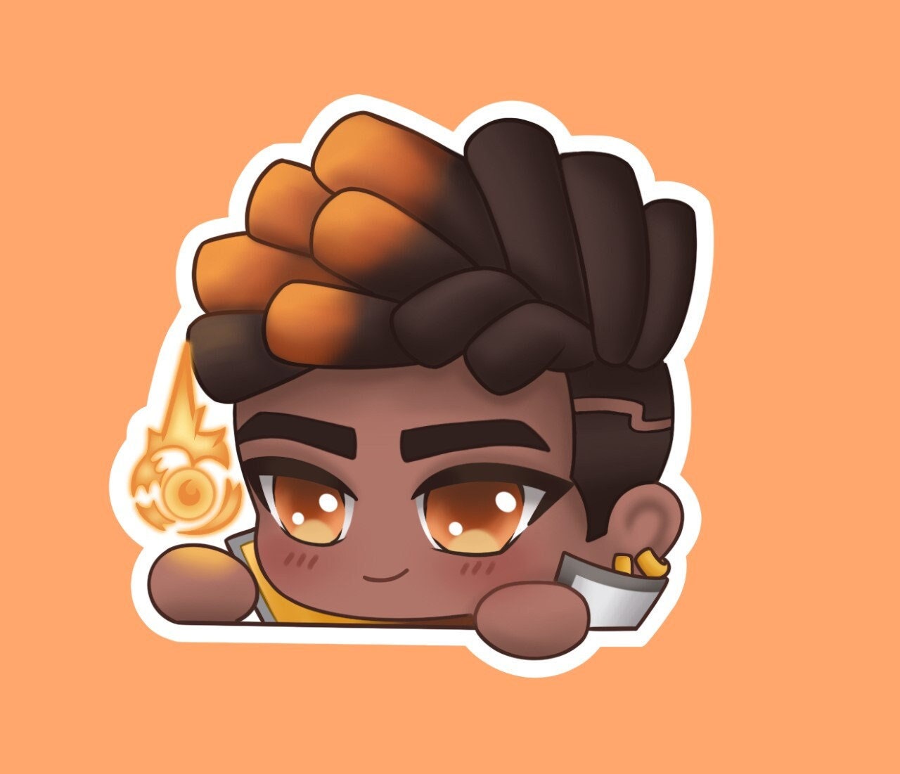 Phoenix Valorant Sticker / Valorant Chibi Vinyl Sticker / - Etsy Hong Kong