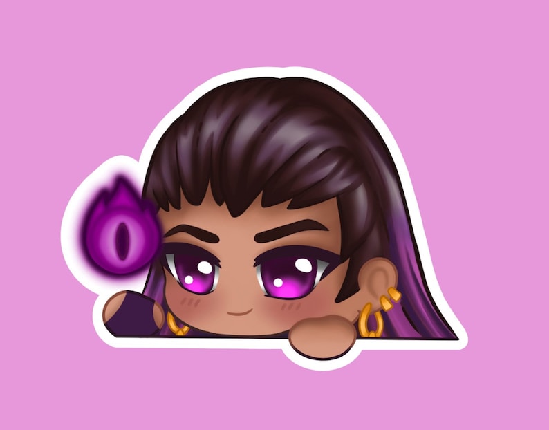 Reyna Valorant Sticker / Valorant Chibi Vinyl Sticker / Valorant Agent ...