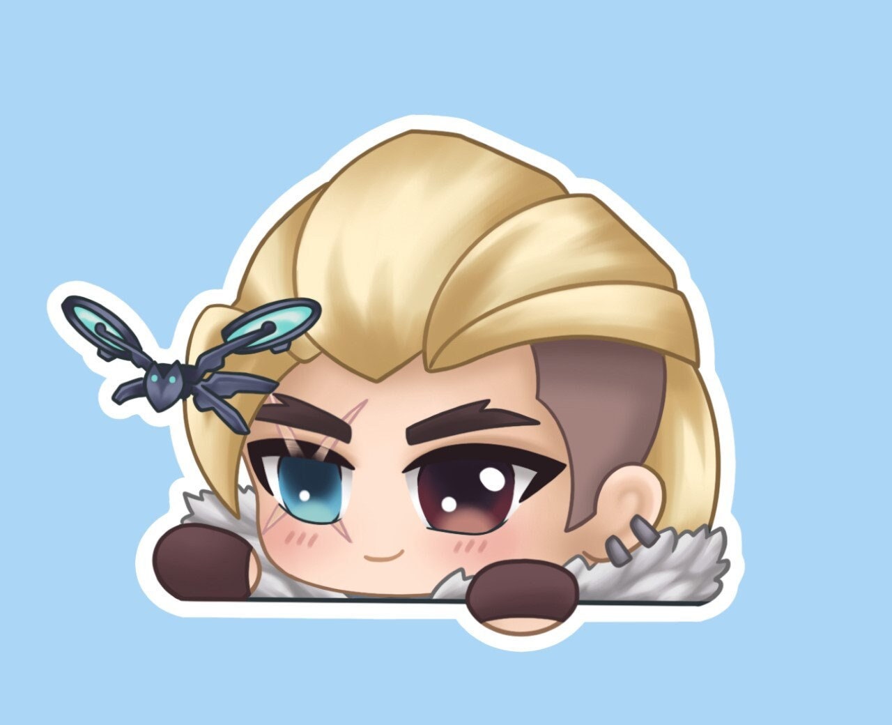 Sova Valorant Sticker / Valorant Chibi Vinyl Sticker / - Etsy Denmark