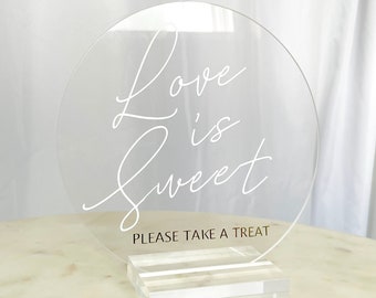 Custom Acrylic Table Sign | Etsy