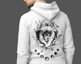 Demon Skull Sweater - Etsy