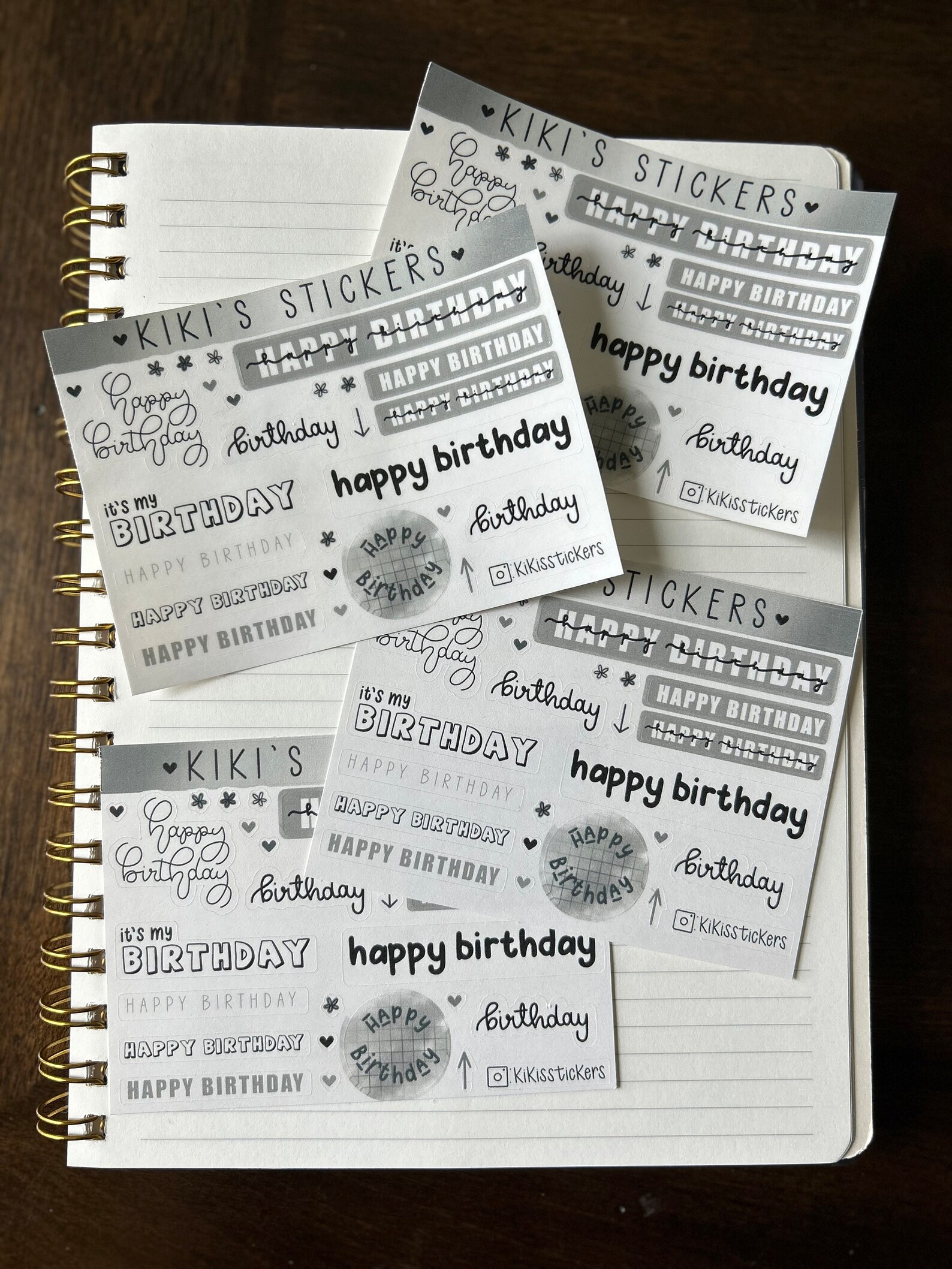 Bujo Sticker Mini Sheets Planner & Bullet Journal Stickers - Etsy