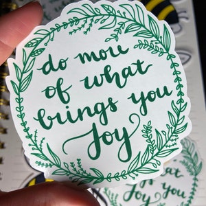 Quote Die Cut Sticker Planner & Bullet Journal Stickers - Etsy