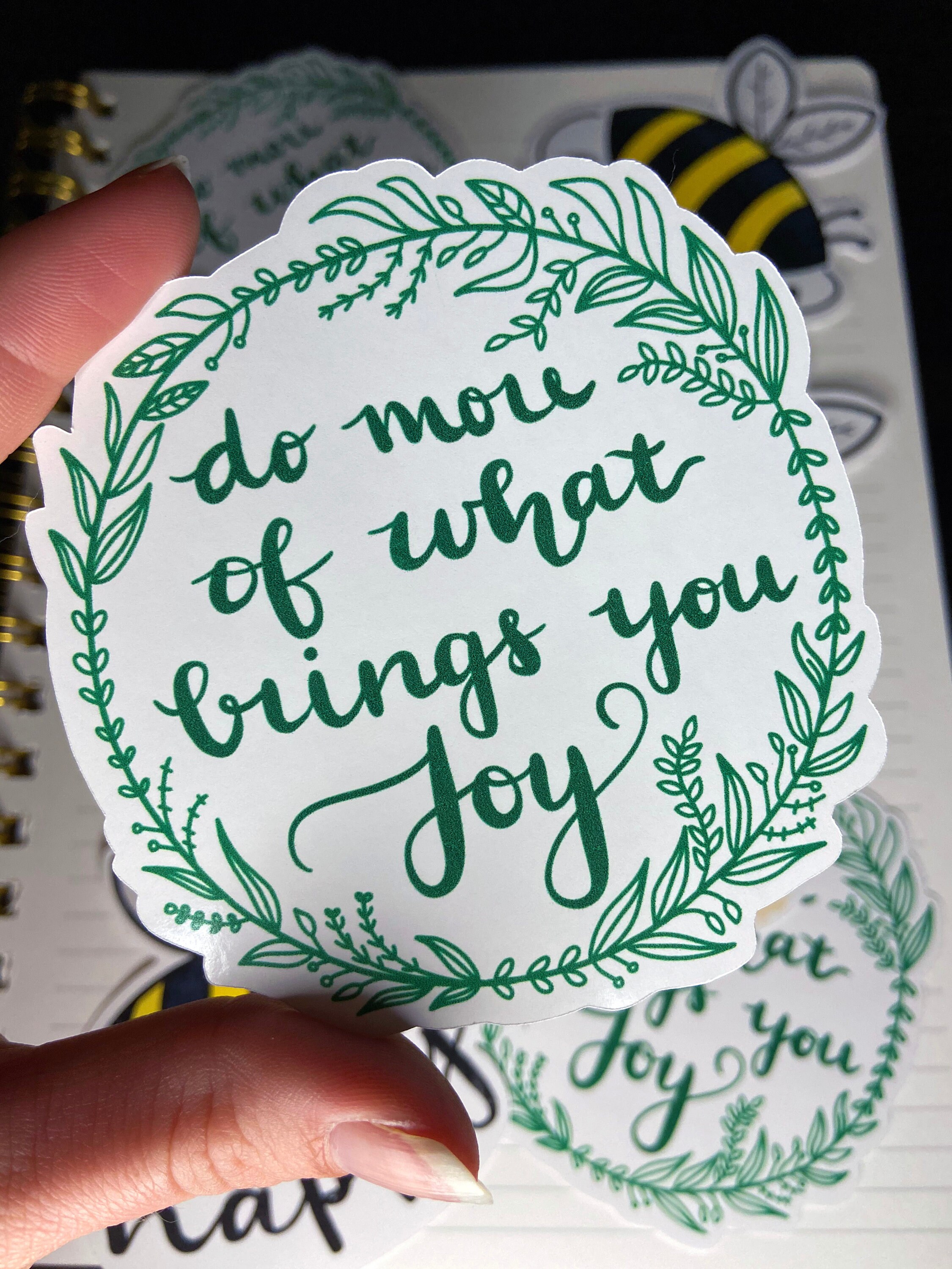 Quote Die Cut Sticker Planner & Bullet Journal Stickers - Etsy