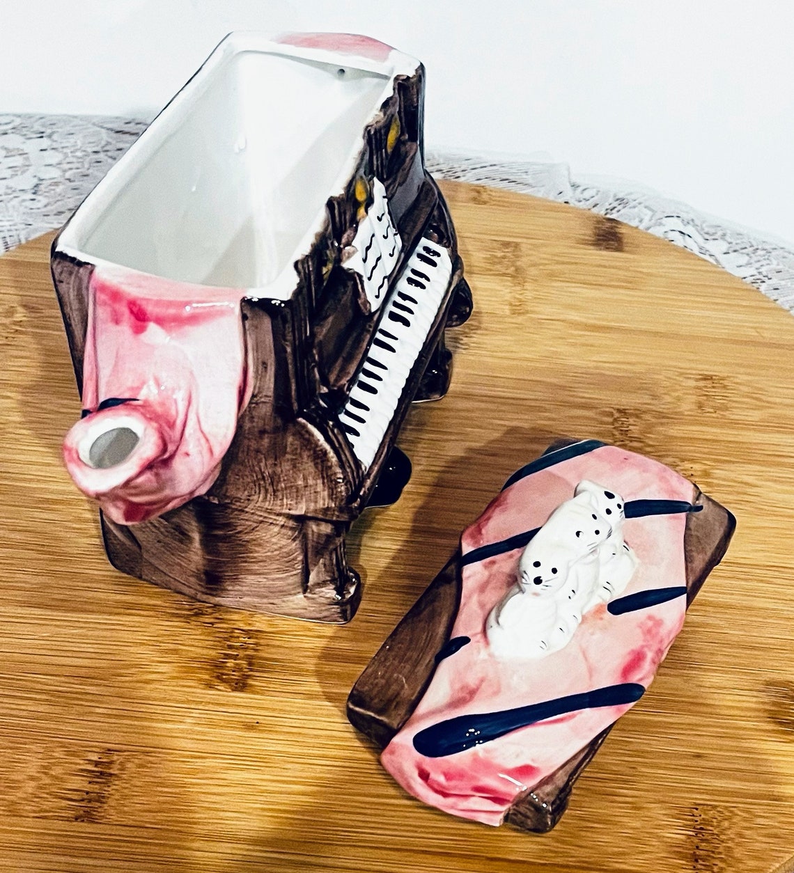 Novelty Piano Teapot W/ 3 Singing Cats - Etsy
