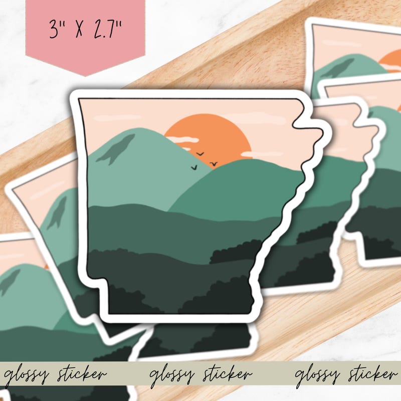 Arkansas Decal - Etsy