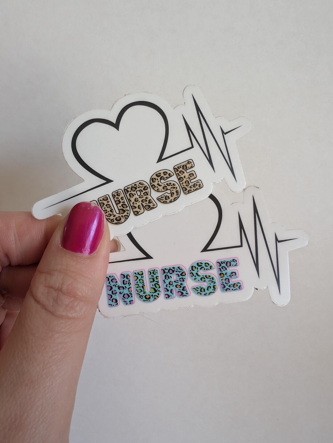 Nurse Sticker / Leopard Print Life Line / Discounted Overstock From ...