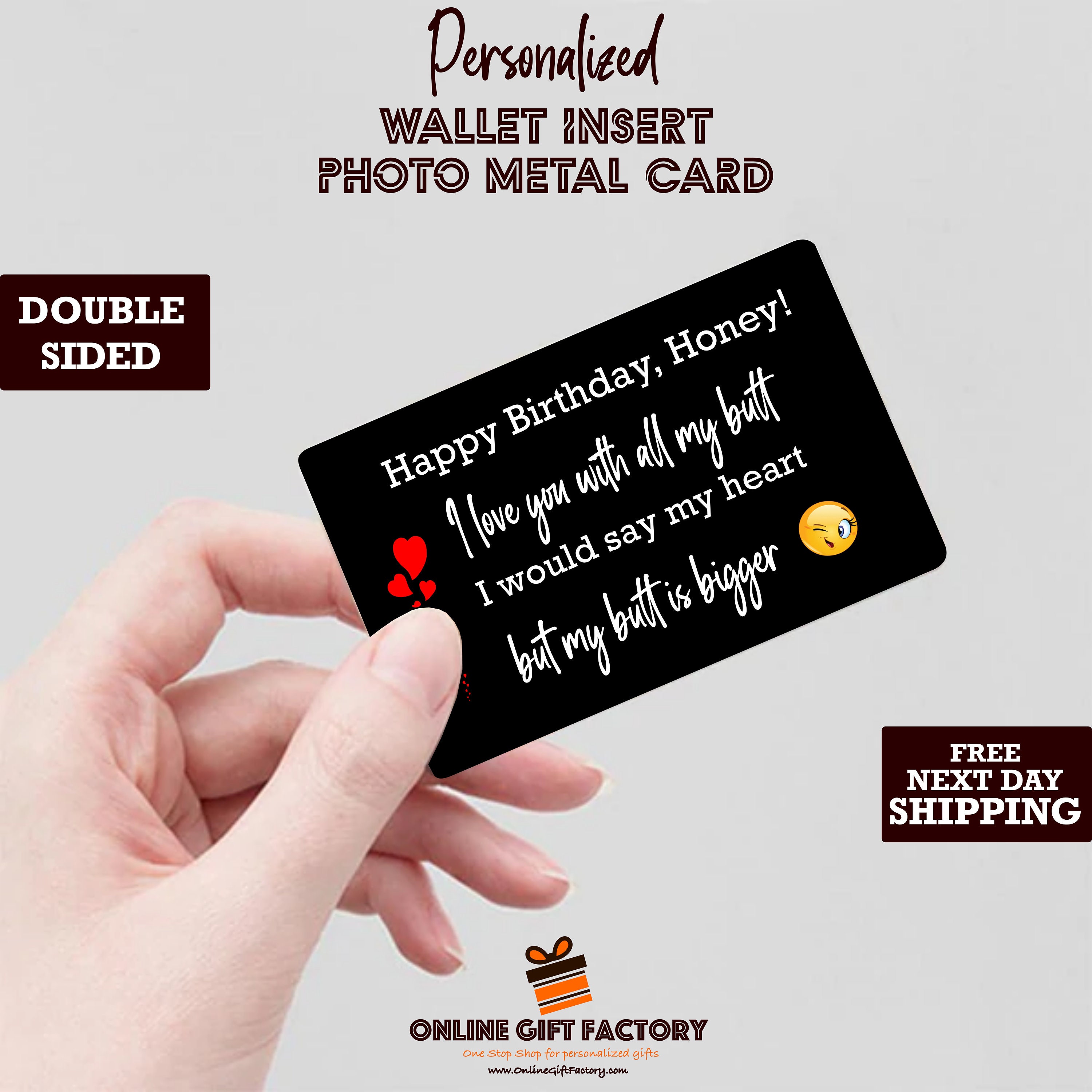 Personalized Sexy Photo Wallet Card Custom Private Gift Hot - Etsy