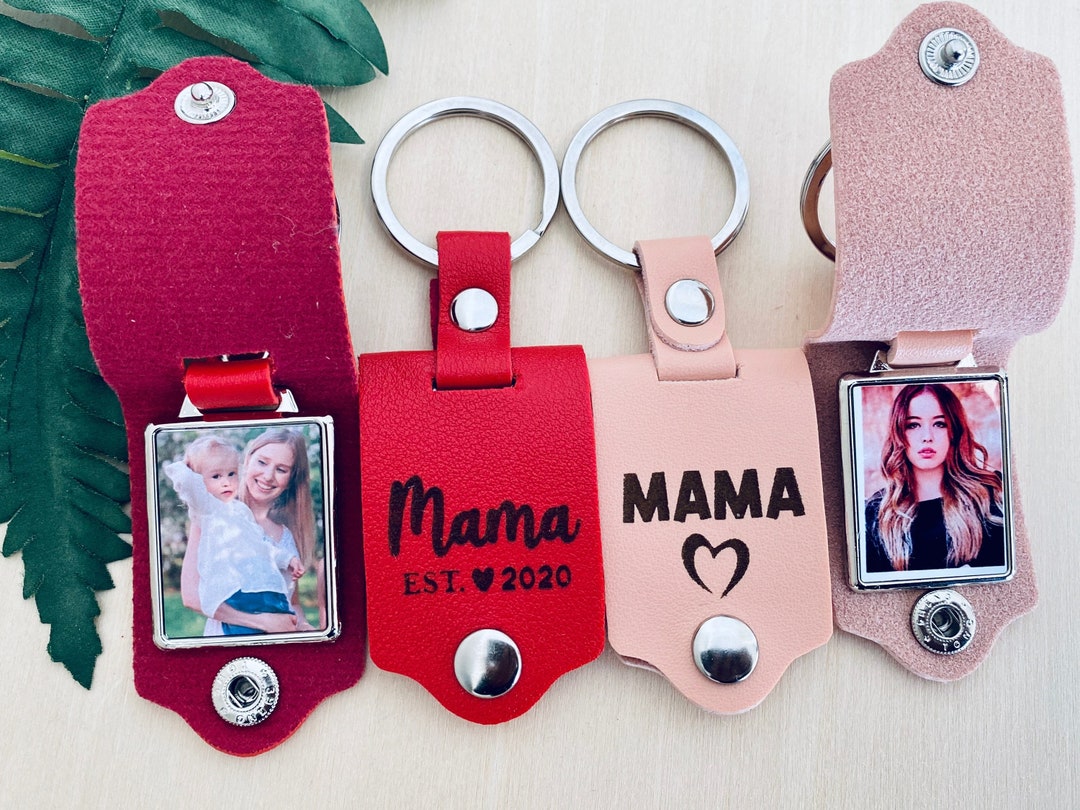 Leather Photo Keychain ,personalized Photo Keychain ,photo Keychain for ...