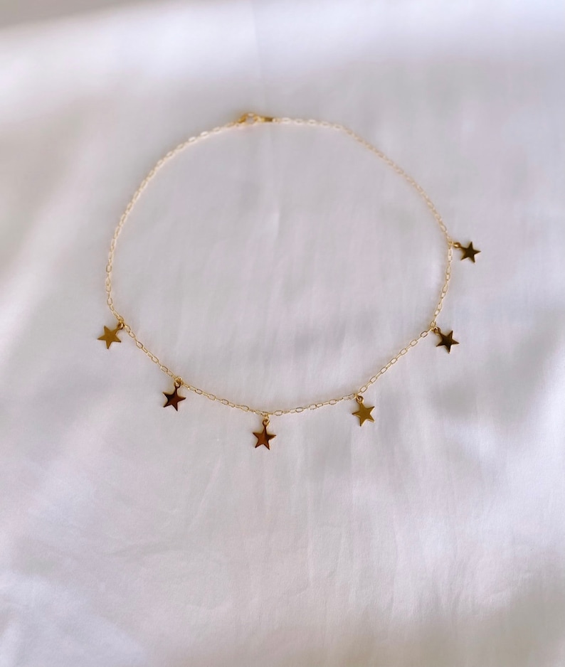 Star Choker Necklace | Gold Star Necklace | Dainty Choker | Trendy ...