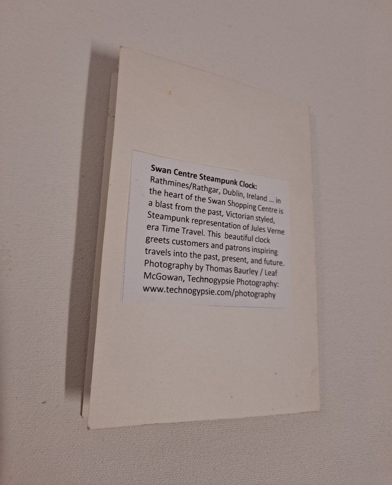 Steam Punk Clock Rathmines Dublin Photo Card by Tom Baurley - Etsy