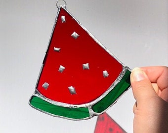 Watermelon Stained Glass - Etsy