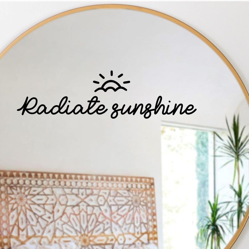 Mirror Decal - Etsy