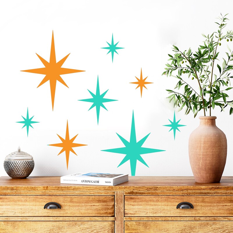 Retro Wall Decal - Etsy