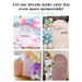 Personalised Birthday Backdrop Decal Birthday Name Sticker for Birthday ...