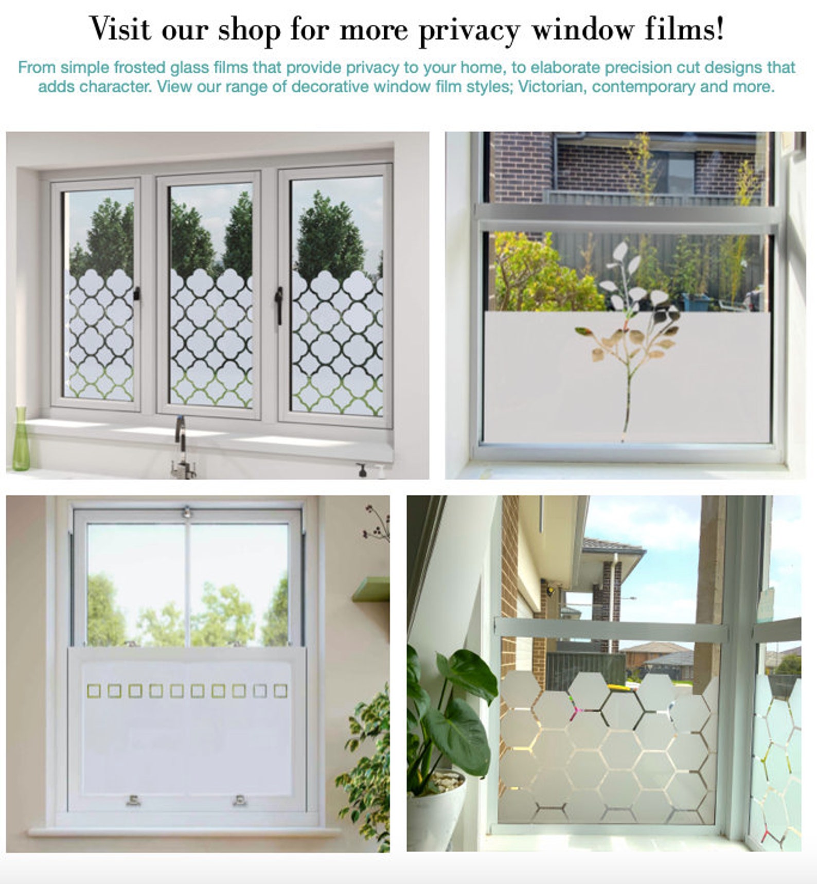 WAVE Frosted Window Film Privacy Vinyl Decal for Glass Door | Etsy