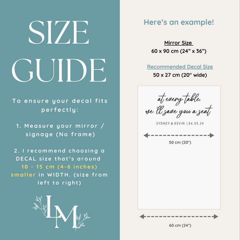 At Every Table Vinyl Wedding Seating Chart Decal Custom Table Chart ...
