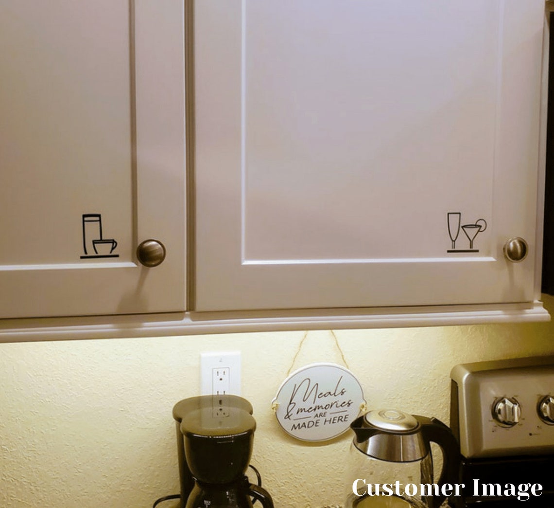 Kitchen Cabinet Decal Airbnb Kitchen Label Office Pantry - Etsy