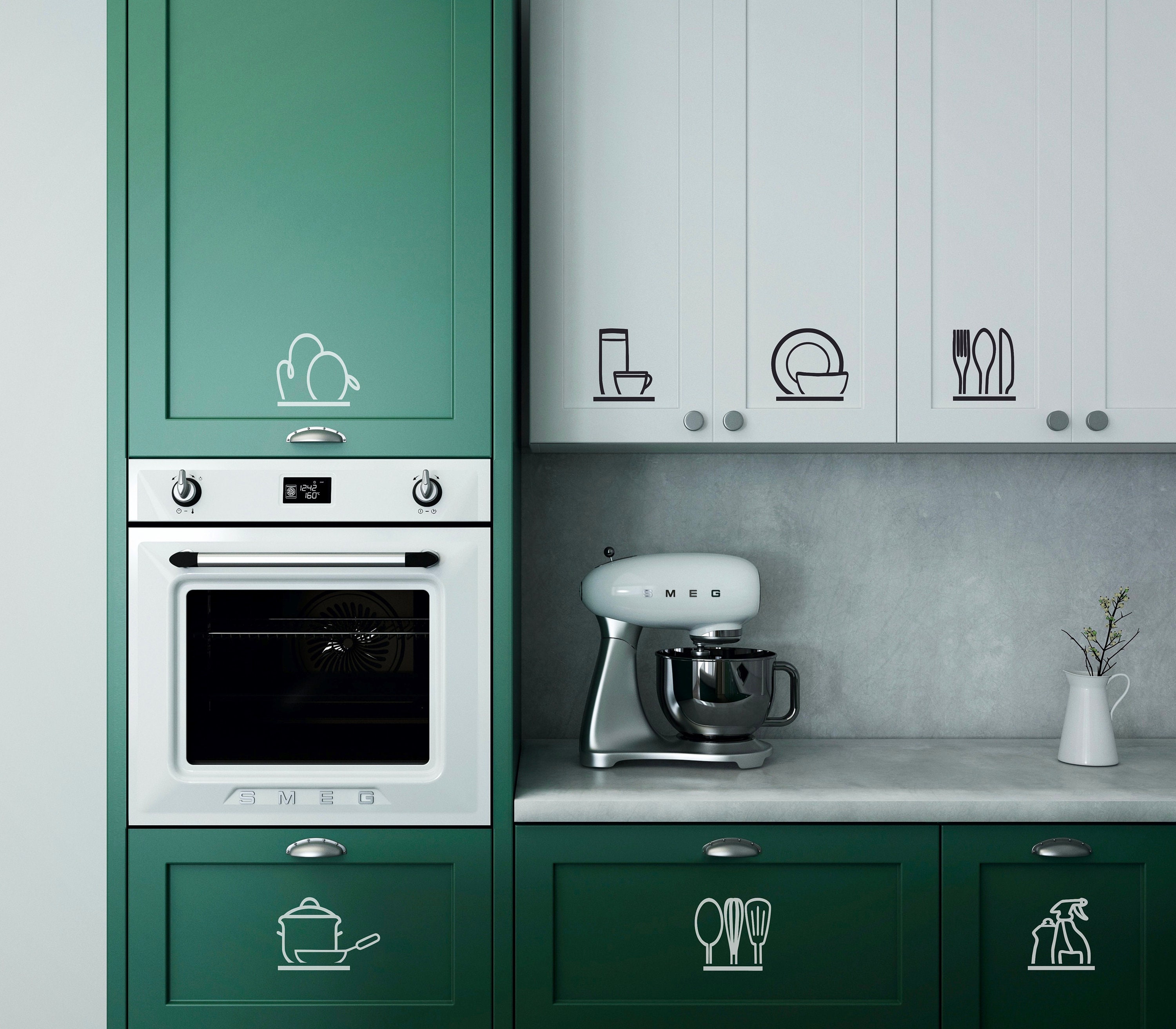 Kitchen Cabinet Decal Airbnb Kitchen Label Office Pantry - Etsy