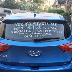 Company Vinyl Lettering for Vehicles, Pick-up Truck, Car, Trailer, Ute ...