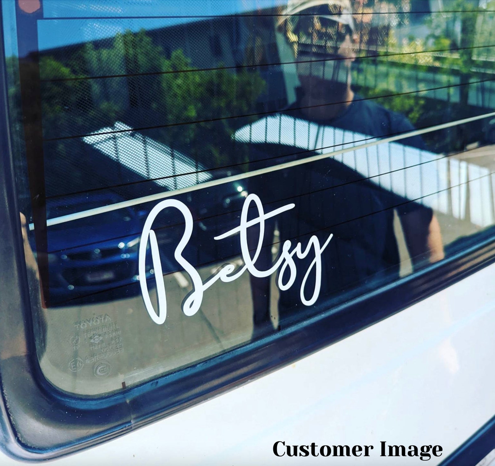 Car Name Decal Custom Car Vinyl Decal Custom Car Name - Etsy