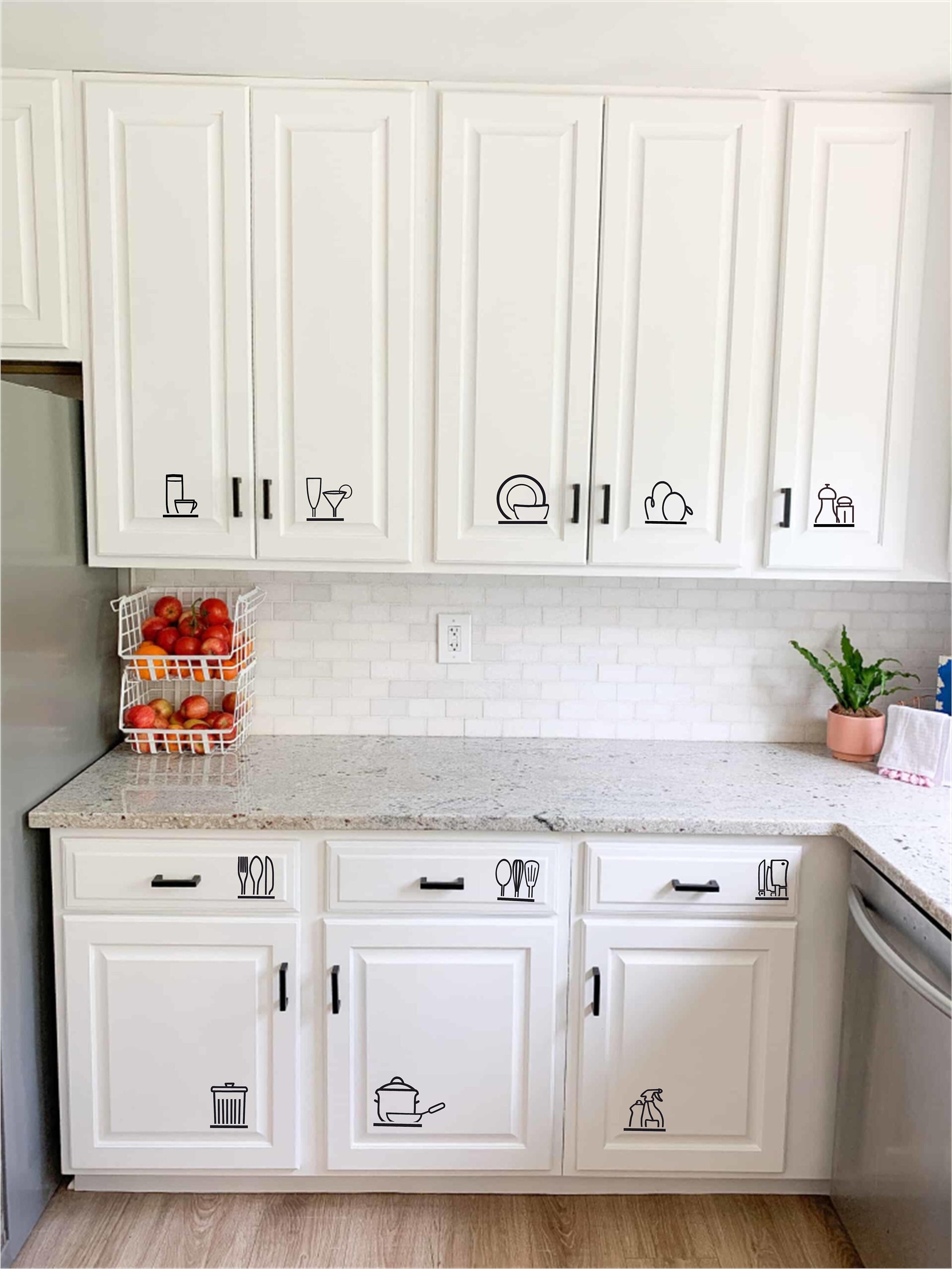 Kitchen Cabinet Decal Airbnb Kitchen Label Office Pantry - Etsy