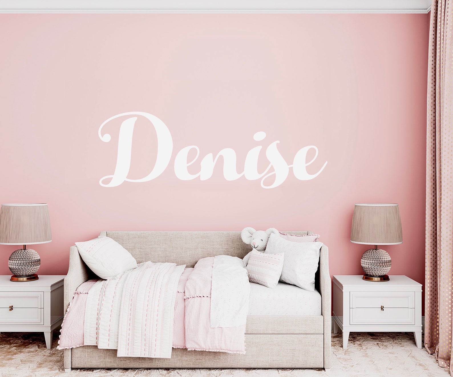 Large Custom Name Wall Sticker Personalised Baby Name Decal - Etsy ...
