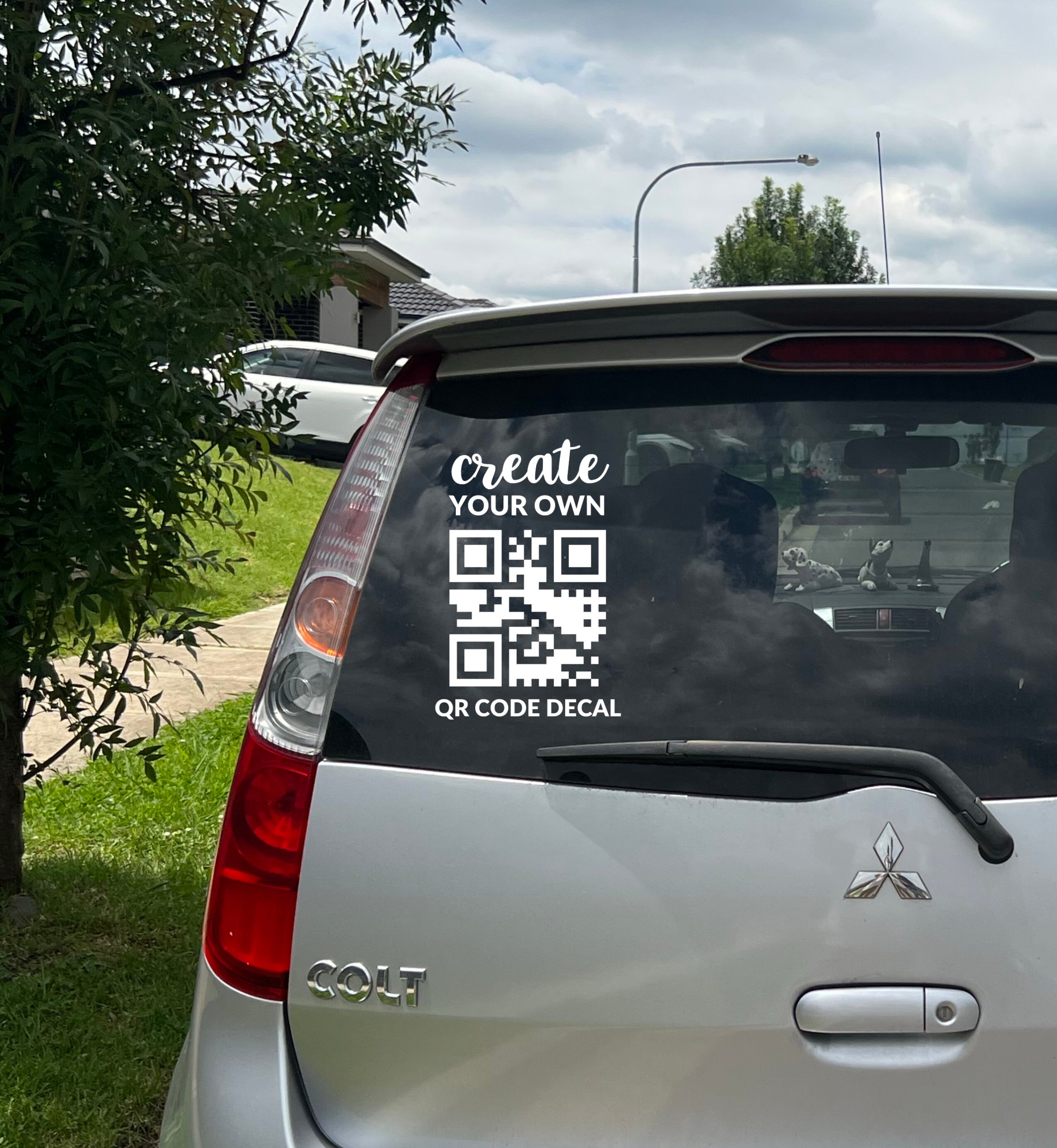 Custom QR Code Window Decal Scannable Business Decal Design | Etsy UK