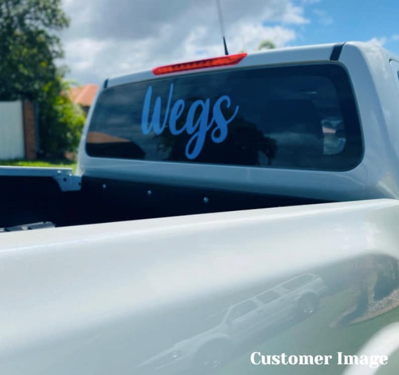 Car Name Decal Custom Car Vinyl Decal Custom Car Name - Etsy Australia