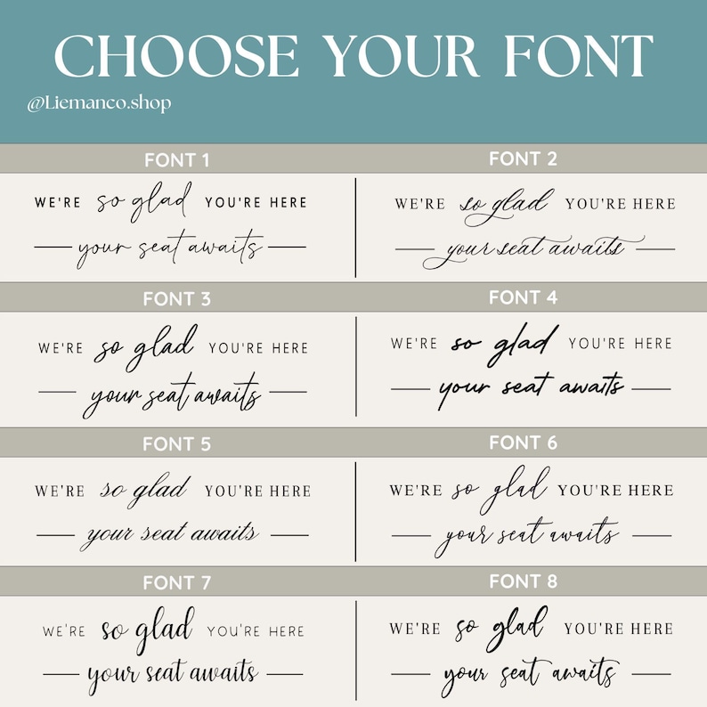 Elegant Seating Chart Header Decal, You Seat Awaits Mirror Sign ...