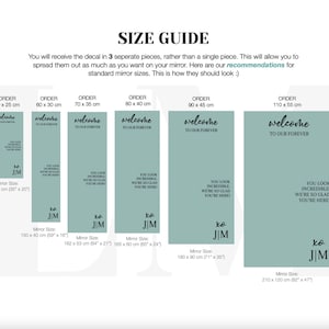 Selfie Mirror Sign Personalised Wedding Welcome Decal Welcome to Our ...