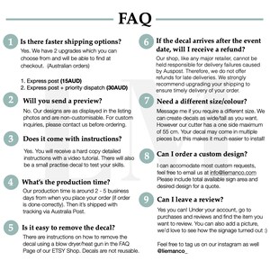 We're Engaged Sign Vinyl Decal Engagement Party Backdrop Decal for ...