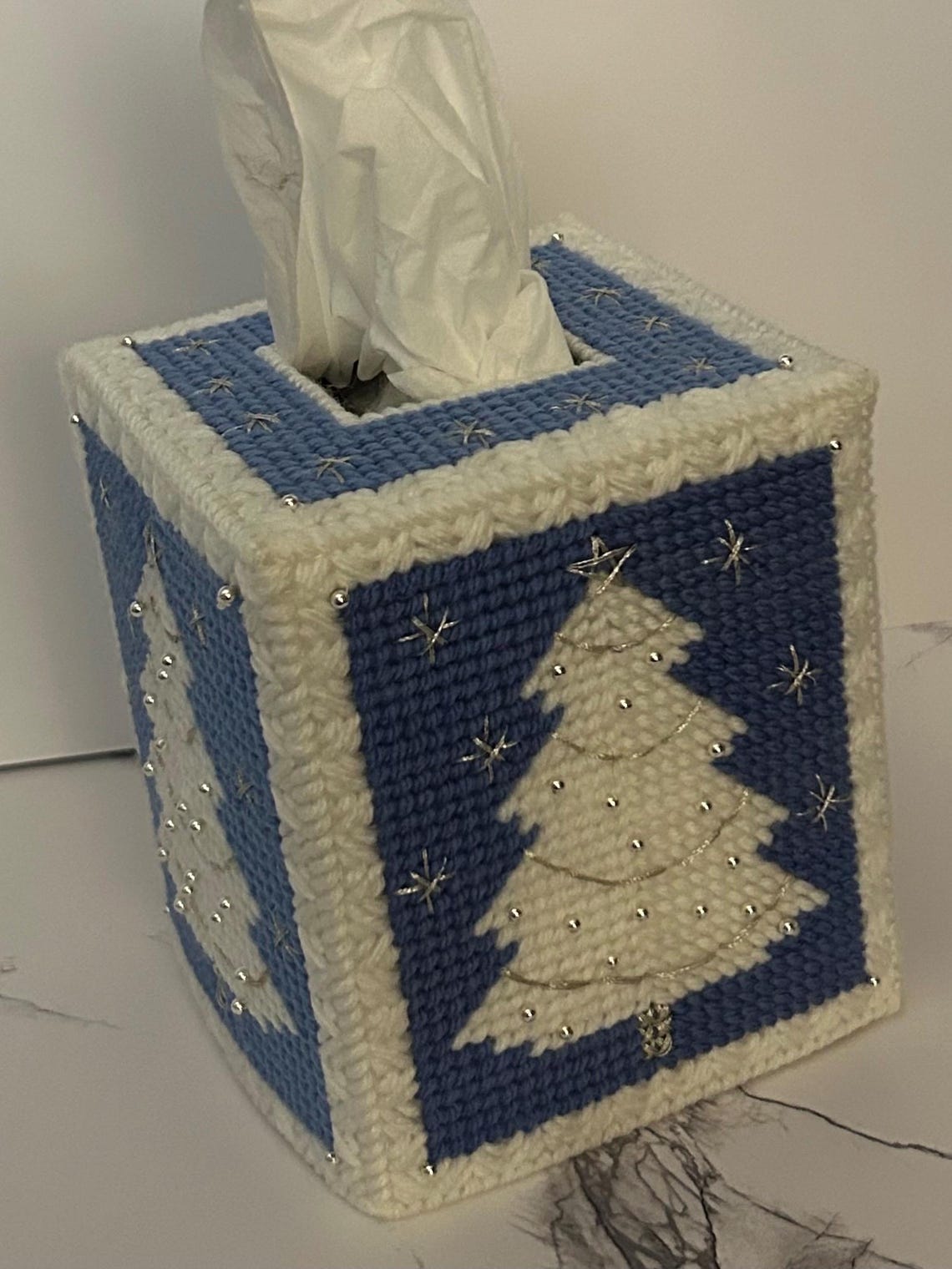 Winter Tree Tissue Box Cover - Etsy