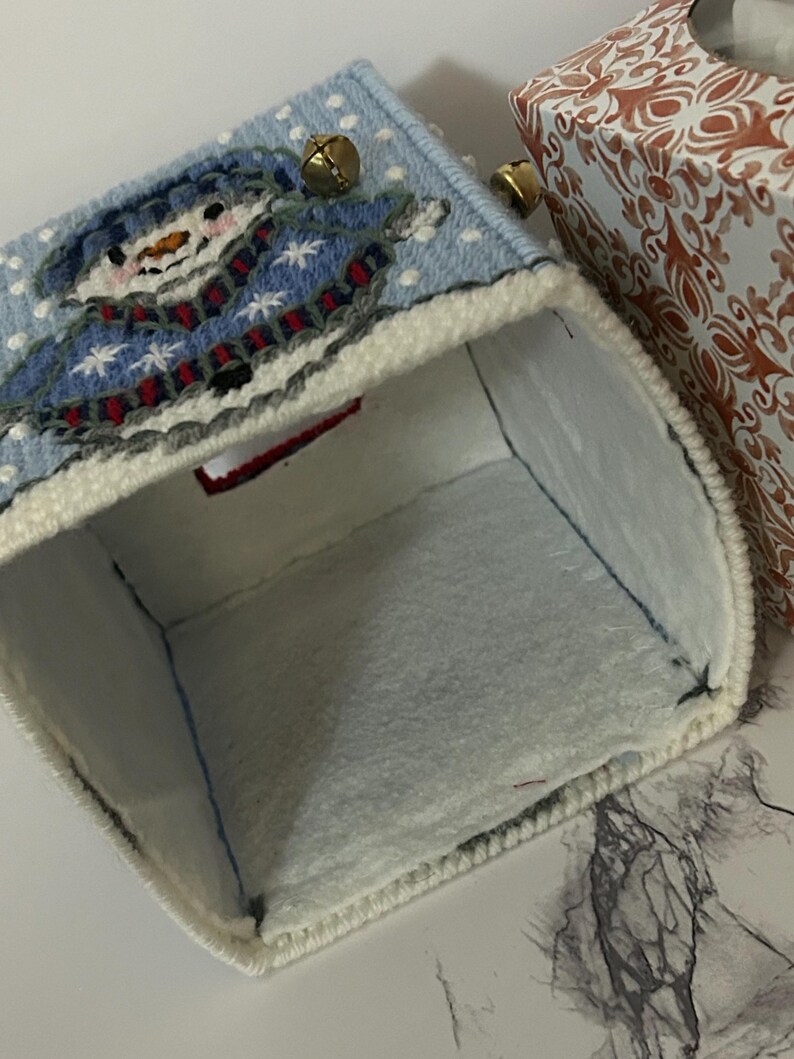 Snowmen Tissue Box Cover - Etsy