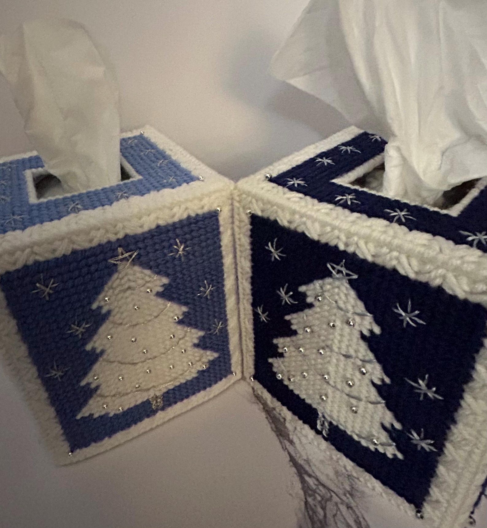 Winter Tree Tissue Box Cover - Etsy