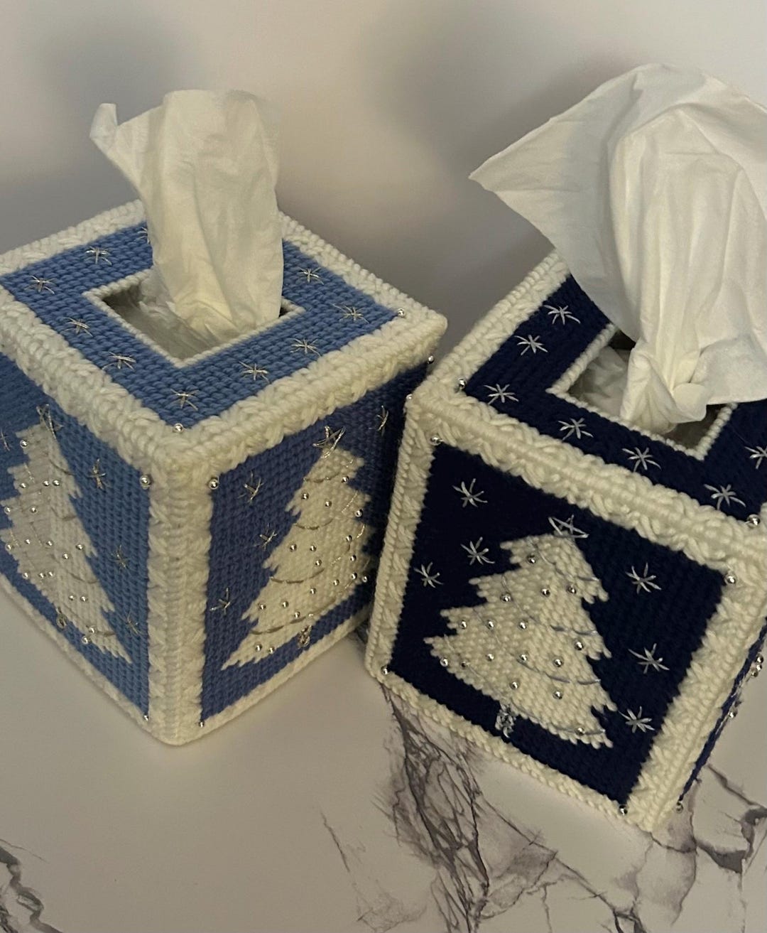 Winter Tree Tissue Box Cover - Etsy