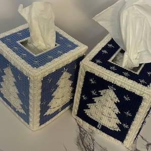 Winter Tree Tissue Box Cover - Etsy