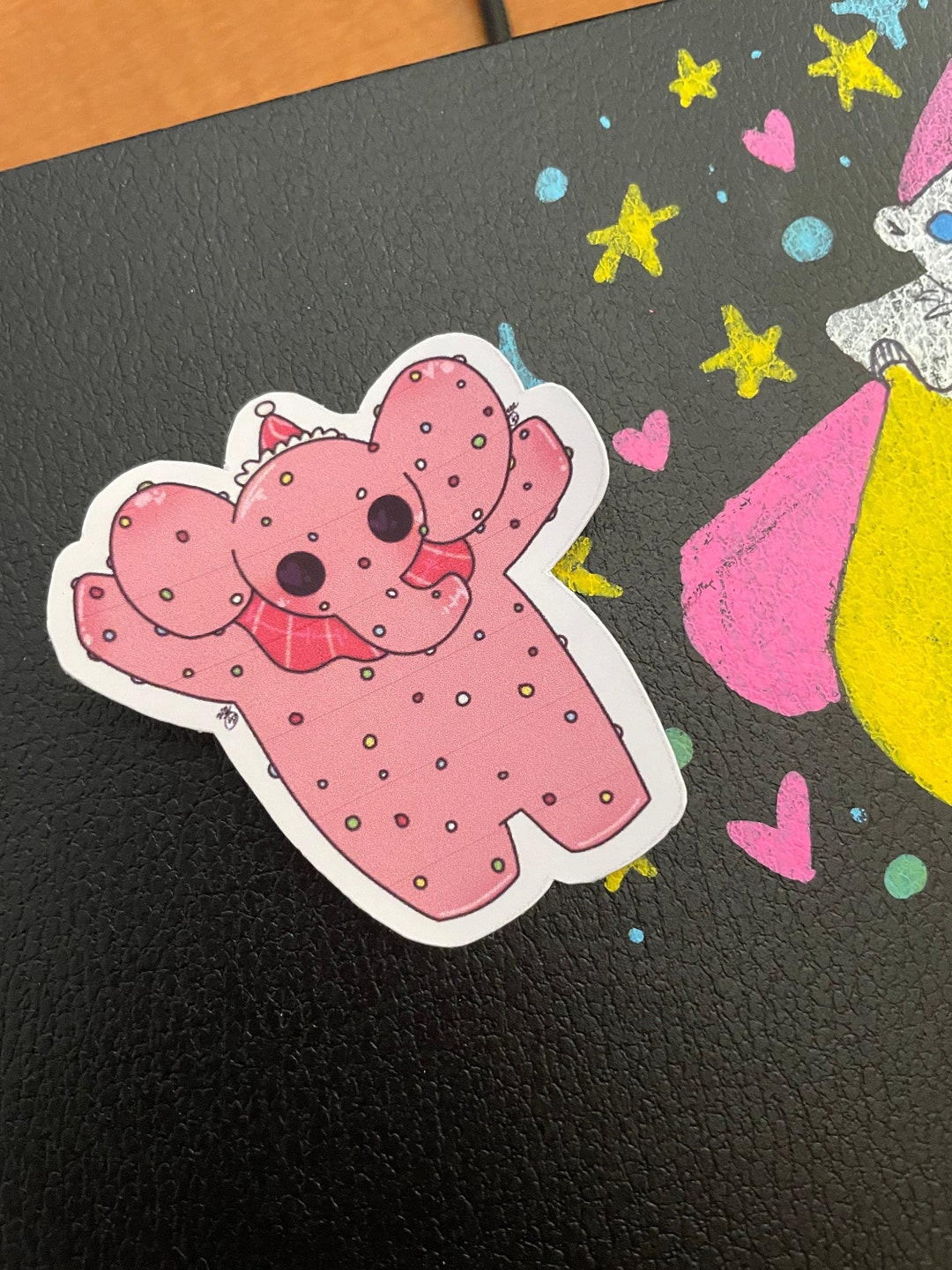 Food Clowns - Circus Elephant Cookie Clown Sticker - Etsy