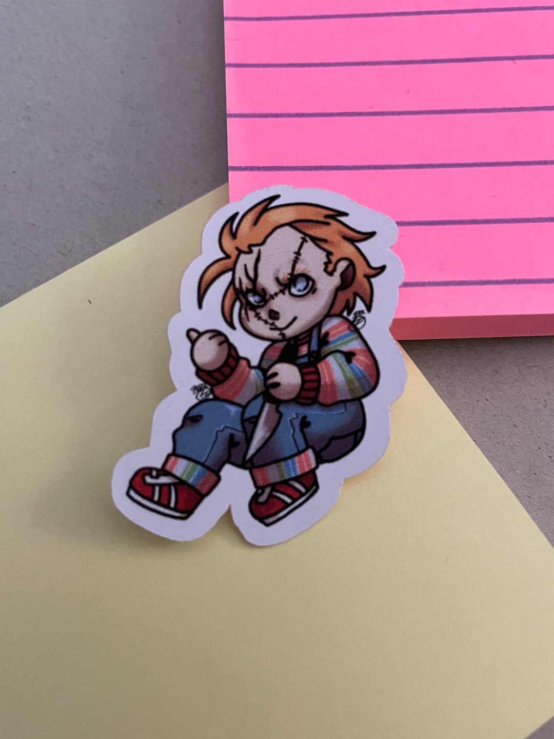 Slasher Stickers - Chucky Sticker - Etsy