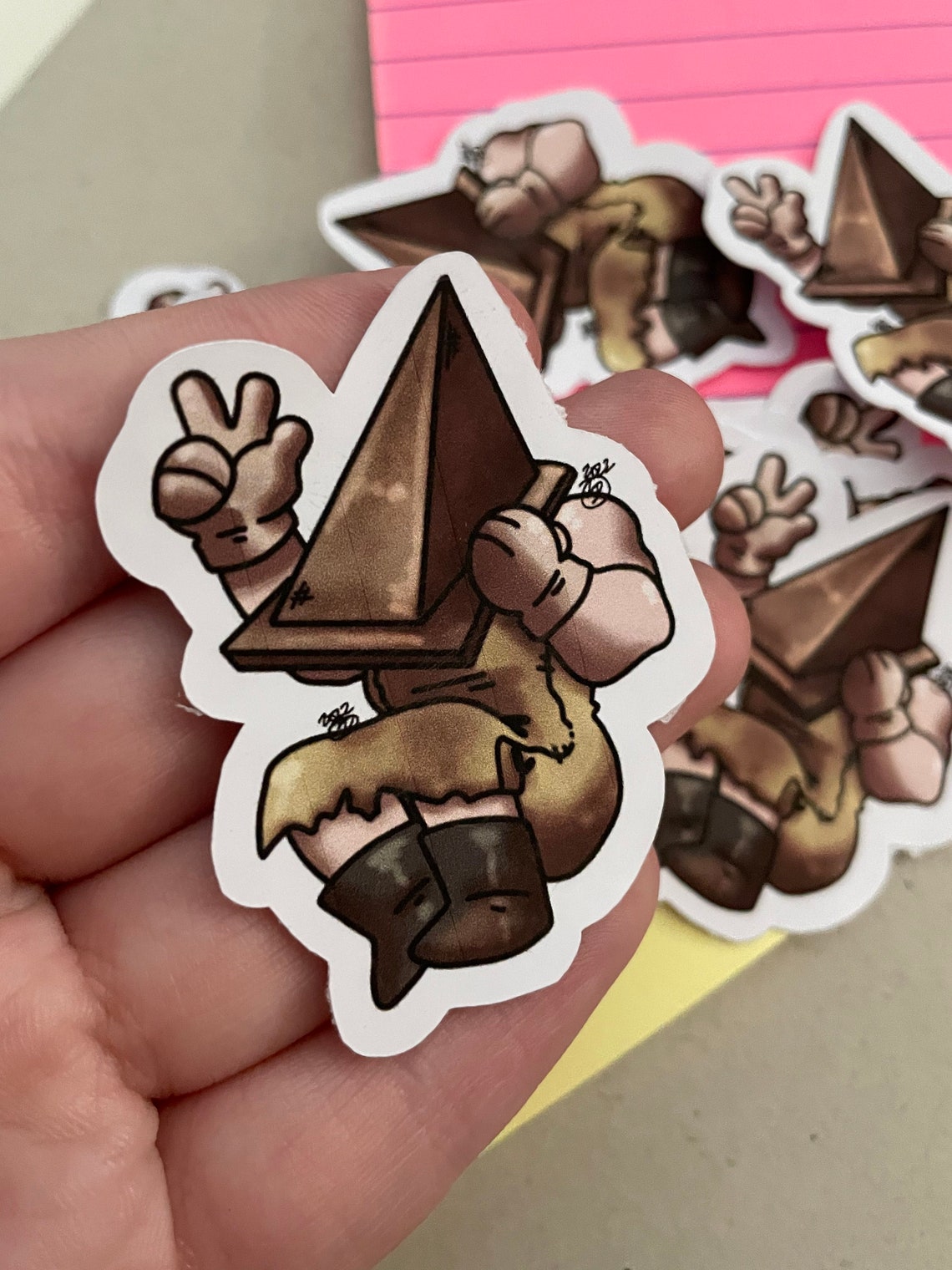 Slasher Stickers Pyramid Head Sticker - Etsy
