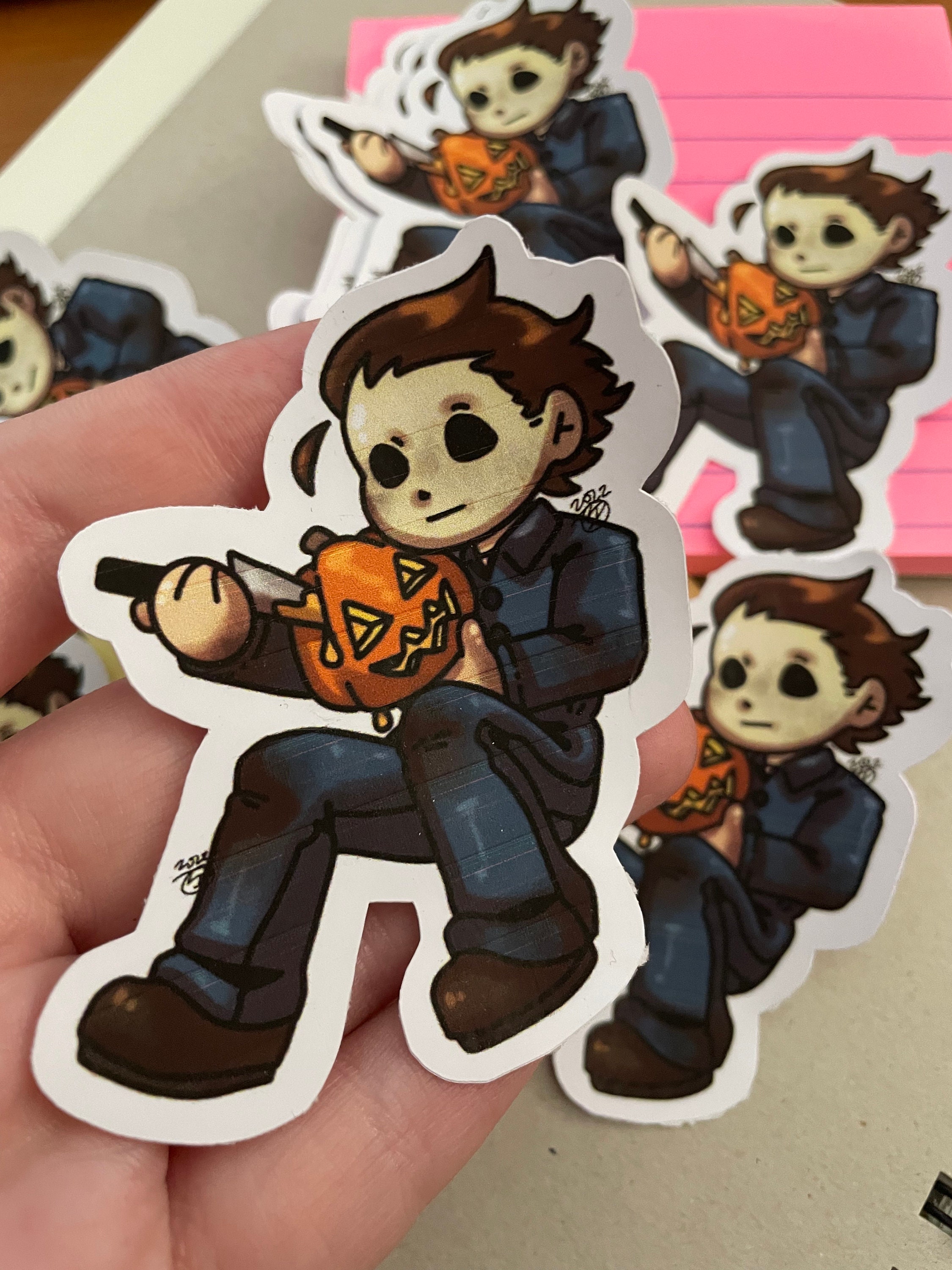 Slasher Stickers - Michael Myers Sticker - Etsy